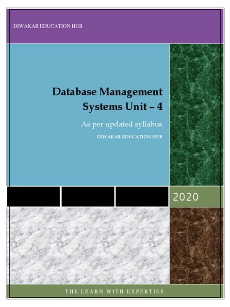 Csa Unit 4 Pdf Databases Data Model