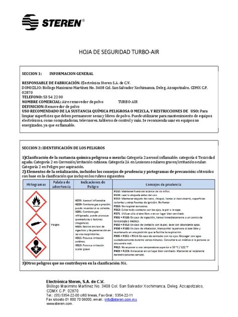 Steren Aire Comprimido Pdf Hidrógeno Combustión
