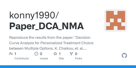 Github Konny1990 Paper Dca Nma Reproduce The Results From The Paper Decision Curve Analysis