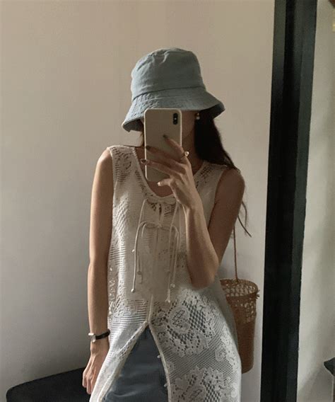 여리여리빈티지핏 보헤미안 레이어드 뜨개 로브 롱 원피스 에이블리