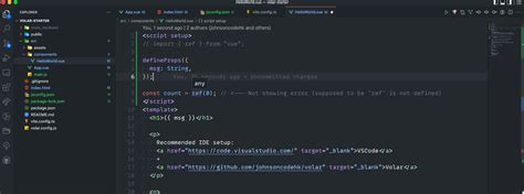 Not Showing Errorsuggestion When Not Imported · Vuejs Language Tools · Discussion 1270 · Github
