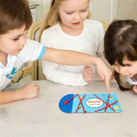 Threading String Toys Logic Fun Rope Brain Thinking Developmental
