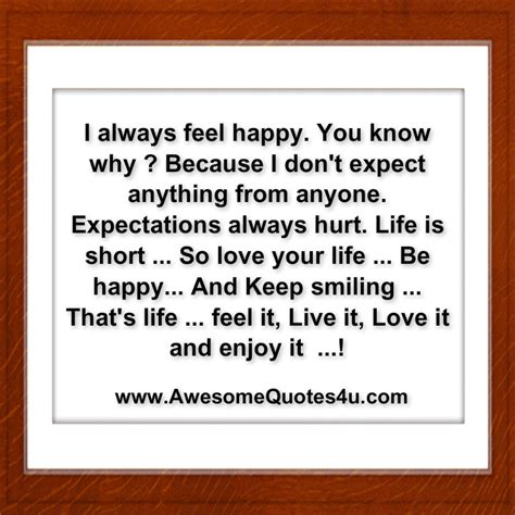 Expectation Hurts Quotes Quotesgram