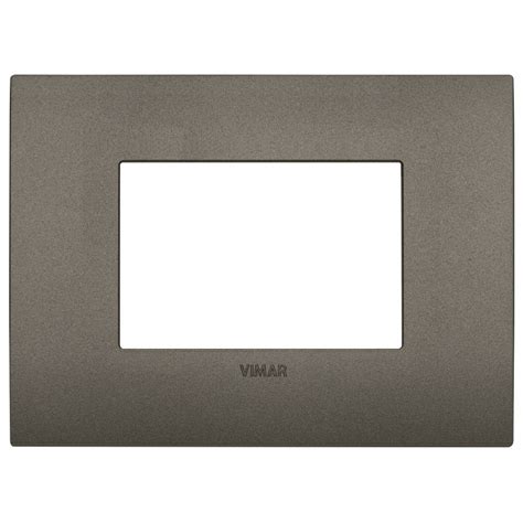 Placca Classic Metal 3 Moduli Vimar Arkè