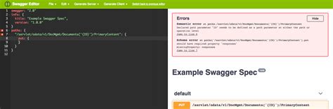 Adding Unavailable Endpoints Using A Swagger Specification
