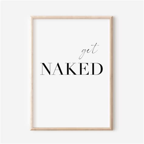 Naked Poster Etsy UK