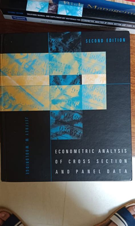 Jeffrey M Wooldridge Second Edition Econometric Analysis Of Cross