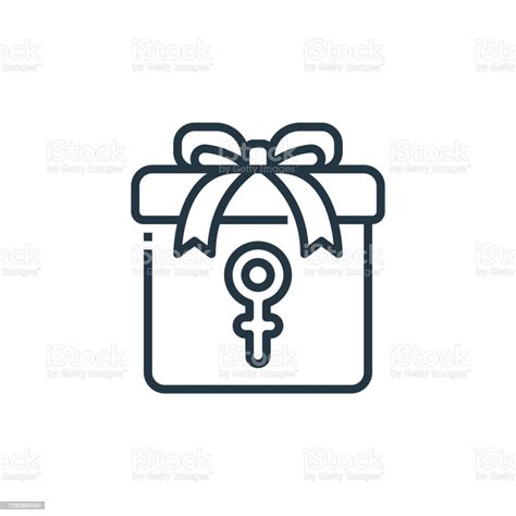 기프트 박스 벡터 아이콘입니다 선물 상자 편집 가능한 스트로크 웹 및 모바일 앱 로고 인쇄 매체에 사용할 선물 상자 선형 기호 얇은 선 그림 벡터 격리 된 윤곽선 도면입니다