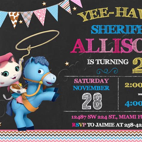 Sheriff Callie Party Etsy