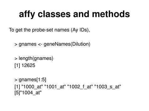Ppt Introduction To R And Bioconductor Bmi 731 Winter 2005 Powerpoint Presentation Id 769451