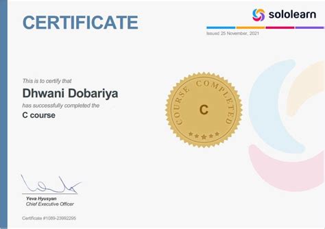 Dhwani Dobariya On Linkedin Sololearn Cprogramming