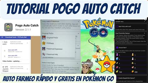 📌🕹️ ️ Tutorial Pogo Auto Catch Auto Captura Y Modo Farmeo Gratis En