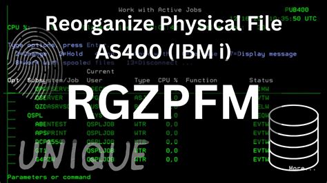 Rgzpfm As400 Ibm I Reorganize Physical File Member As400 Tutorial For Beginners Youtube