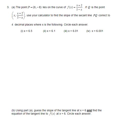 Solved A The Point P Lies On The Curve Of Chegg Com