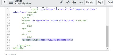 UI Macro In ServiceNow Emergys