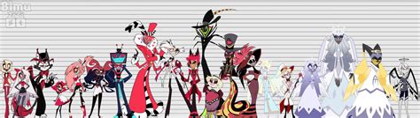 Hazbin Hotel Characters Height Chart By Bimu2ndo On Deviantart