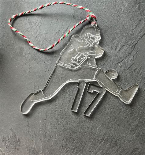 Josh Allen Leaping Ornament Etsy