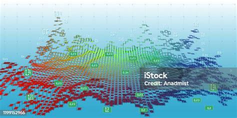 의사 결정 분석의 추상적 인 미래 지향적 인 개념 빅 데이터 양자 가상 암호화 인공 지능의 비즈니스 및 과학 시각화 데이터 품질 가상현실에 대한 스톡 벡터 아트 및 기타