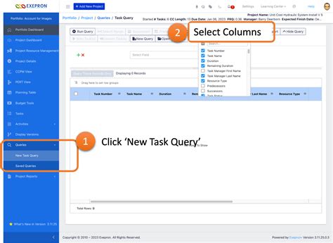 reports create a library of custom reports using query exepron