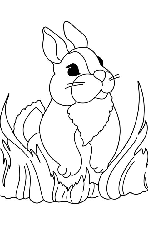 Раскраски зайчик для детей ♥ Бесплатно Распечатать и Онлайн