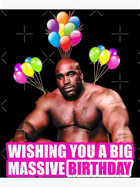 Barry Wood Wishing You A Massive Birthday Funny Black Guy Meme Funny