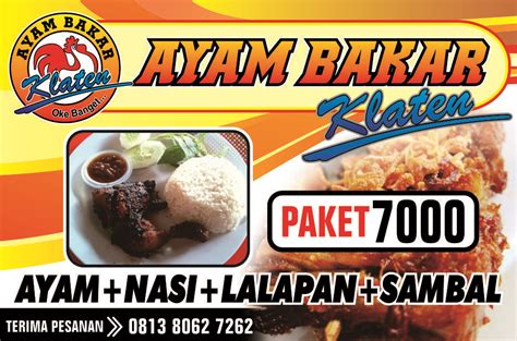 Template Spanduk Warung Makan Materi Belajar Online
