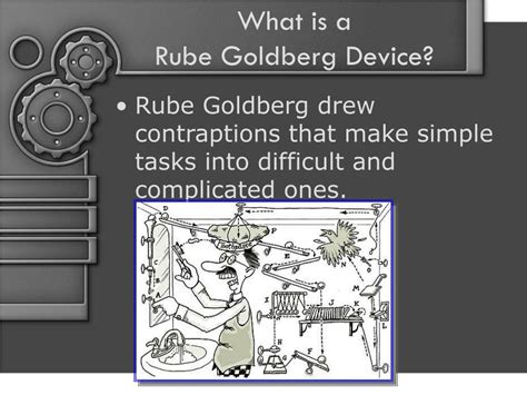 PPT Rube Goldberg Project PowerPoint Presentation Free Download ID