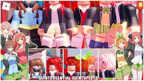 Roblox Quintessential Quintuplets Cosplay All Waifus Itsuki Ichika