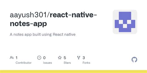 Github Aayush301react Native Notes App A Notes App Built Using React Native