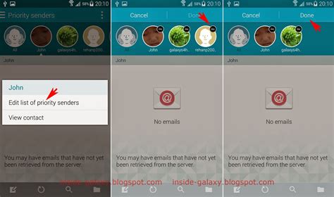 Inside Galaxy Samsung Galaxy S5 How To Remove Or Rearrange Contacts In The Priority Senders