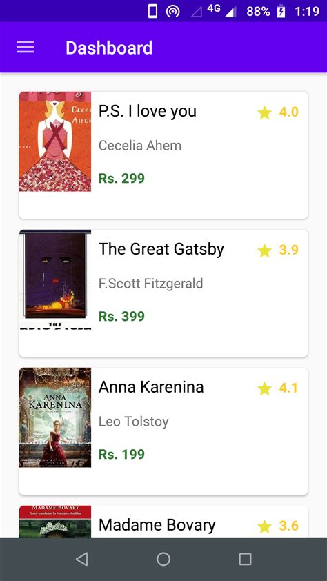 GitHub Akashdu BookHub A Basic Book App It Uses A Simple API That Returns 10 Results