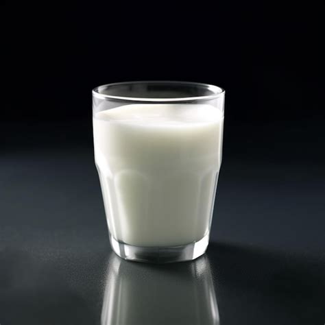 Premium Ai Image Milk Glass