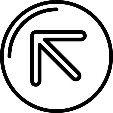 Diagonal Arrow Darius Dan Lineal Icon