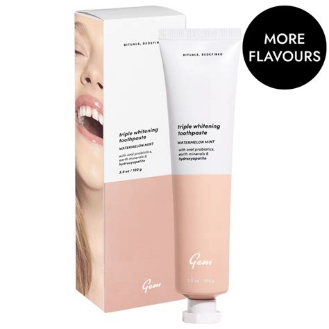 Gem Triple Whitening Toothpaste Nz Adore Beauty