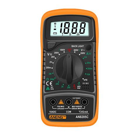 Digital Multimeter Ac Dc Ammeter Volt Ohm Tester Vicedeal