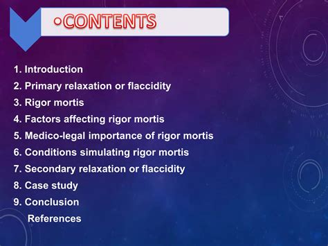 Rigor Mortis Ppt Pptx