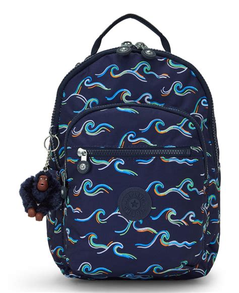 Kipling Backpack Seoul Backpack S Fun Ocean Prt Buy Bags Purses