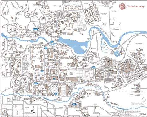 Cornell Campus Map Printable