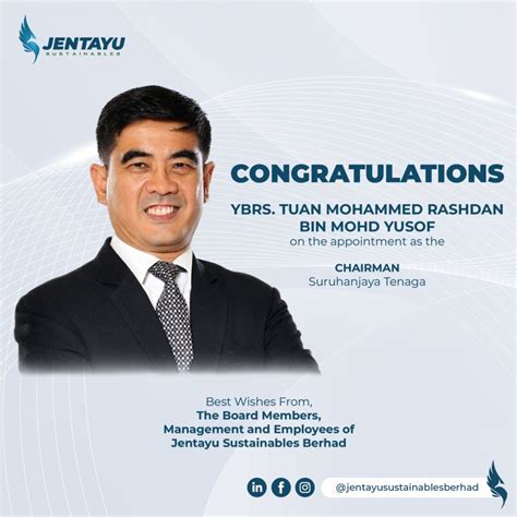 Jentayu Sustainables Berhad On Linkedin Congratulations To Ybrs Tuan
