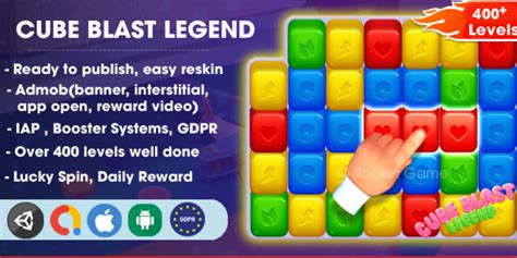 Toy Cube Blast Legend Unity Source Code By Rocketgame Codester