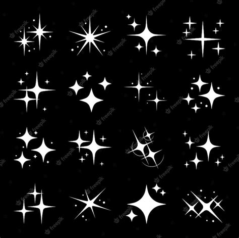 스타 스파클 반짝임 스타 버스트 반짝임 반짝임과 빛 스파크 벡터 아이콘 크리스마스 배경에 반짝임 효과가 있는 밝은 별 반짝임 플레어 눈부심과 광선 광선이 있는 마법의 별