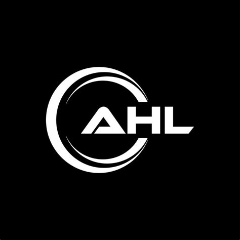 Ahl Letter Logo Design In Illustration Vector Logo Calligraphy