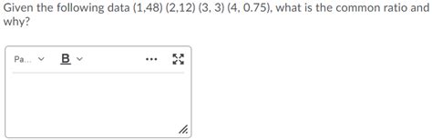 Solved Write An Explicit Equation For The Following Table Of