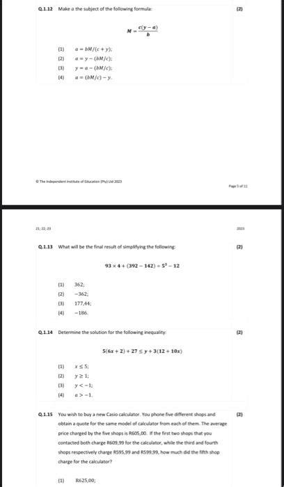 Solved Multiple Choice Questions Select One Correct Answer