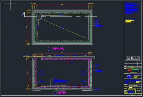 Underground Water Tank Free Dwg