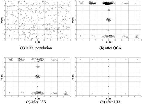 Symmetrical Grounding Grid Stages Of The Population Of The Solutions