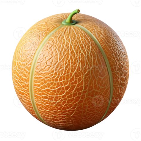 3d Render Of Orange Melon 53810873 Png