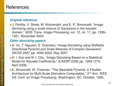 Ppt Image Denoising Using Gaussian Scale Mixtures In The Wavelet
