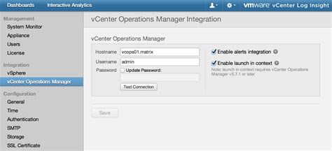Log Insight Vsphere Integration Sflanders