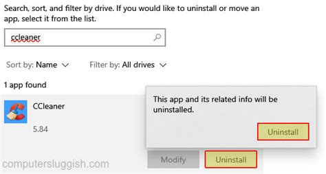 How To Uninstall CCleaner From Windows Computer ComputerSluggish